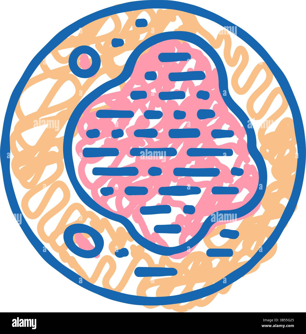psoriasis skin disease icon doodle illustration Stock Vector Image ...