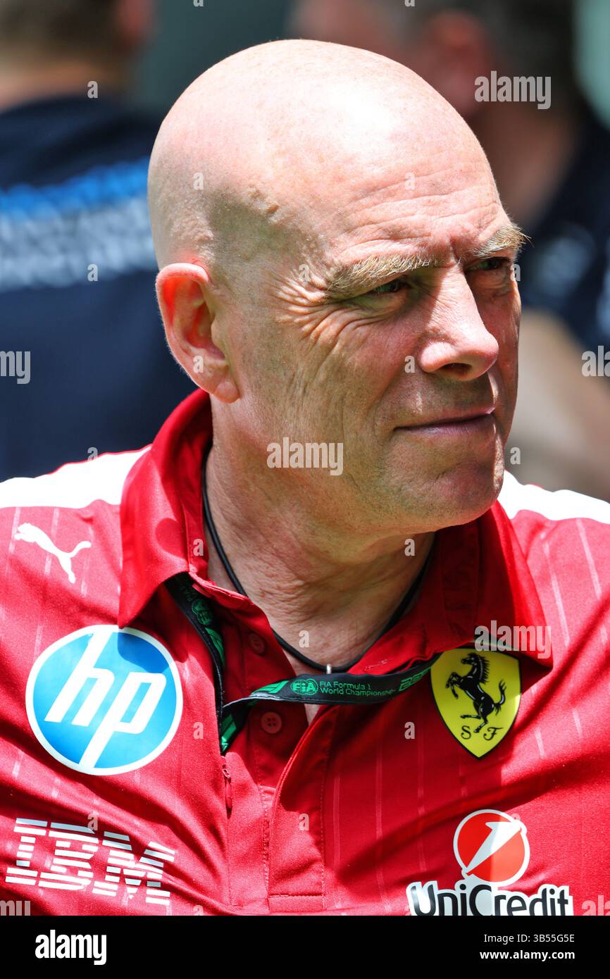 Miami, USA. 01st May, 2025. Jock Clear (GBR) Ferrari Senior Performance Engineer. 01.05.2025 ...