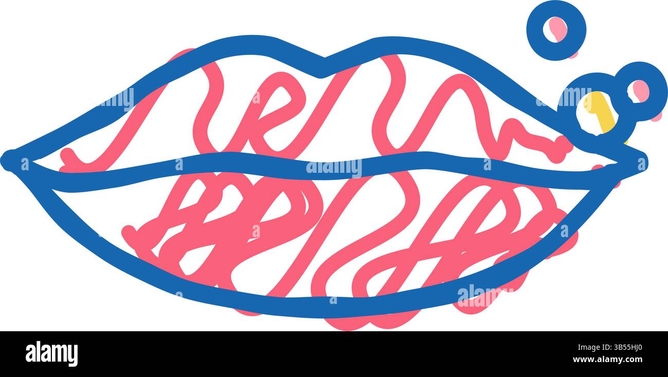 Bruise skin disease color icon hi-res stock photography and images - Alamy