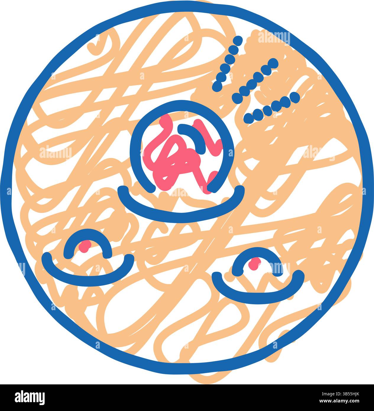 pyogenic granuloma skin disease icon doodle illustration Stock Vector ...