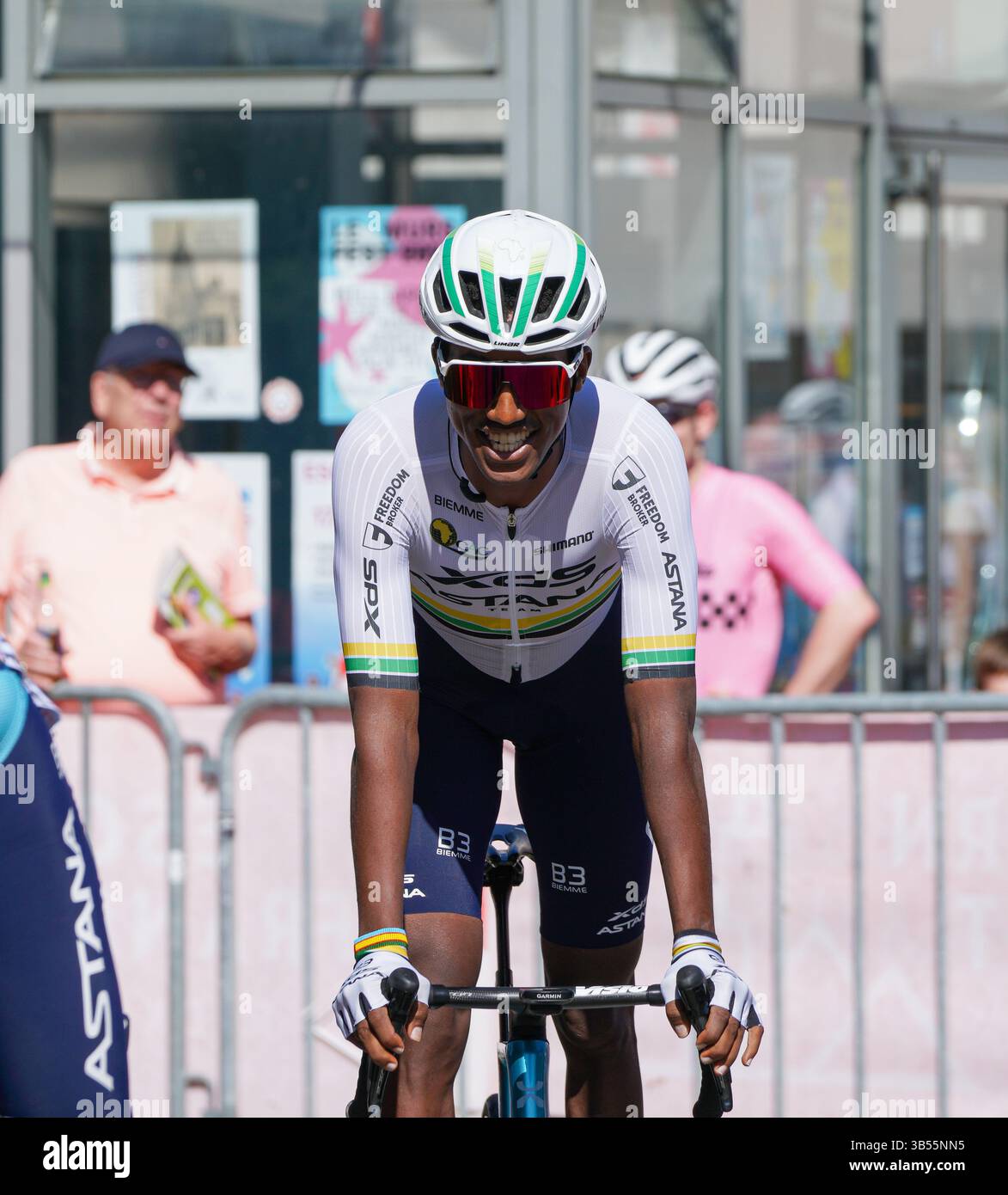 Eschborn, Germany. May 1st 2025. Henok Mulueberhan ((ERI) XDS ASTANA ...