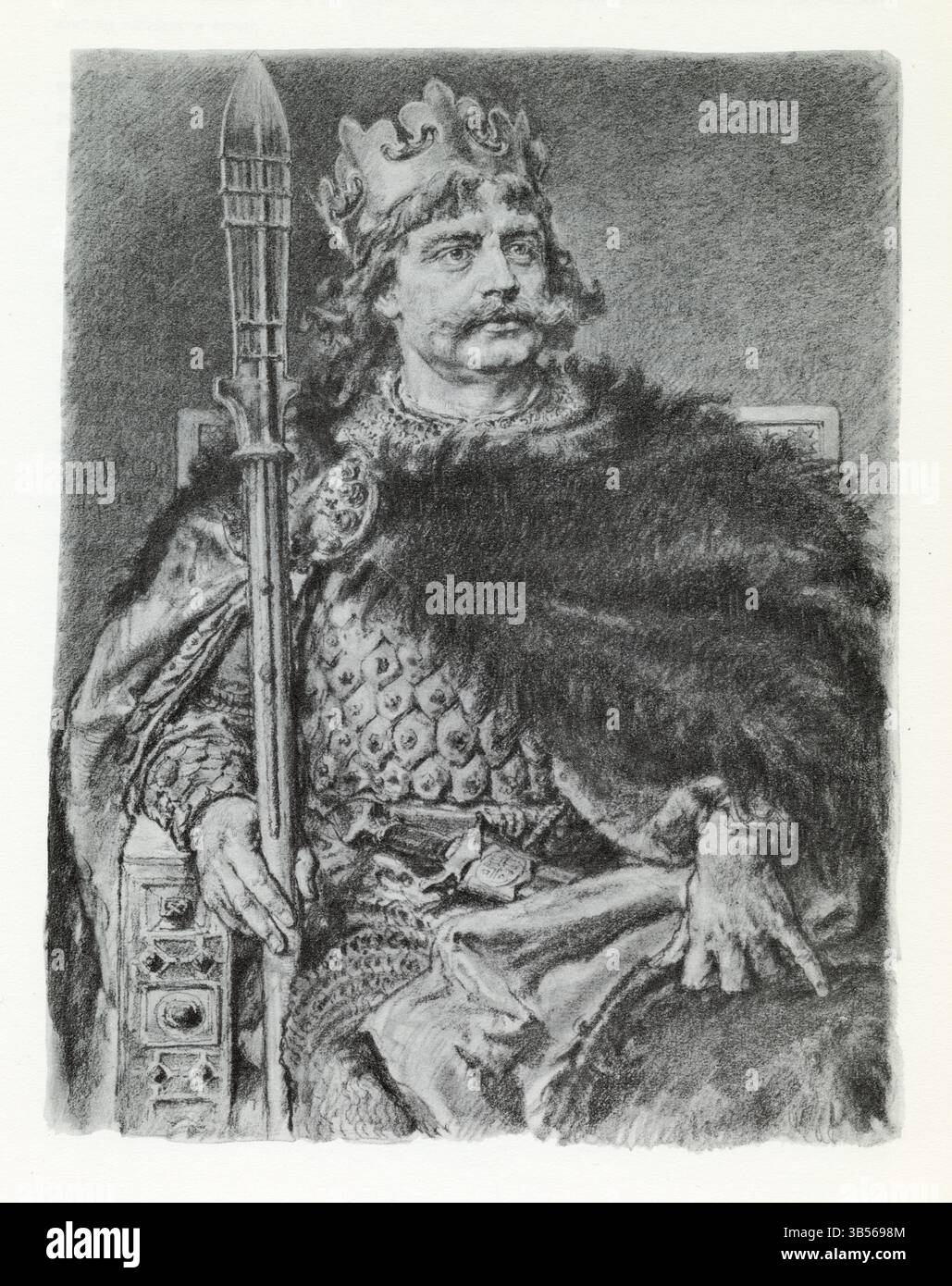 JAN MATEJKO. BOLESLAW CHROBRY. KROL POLSKI Stock Photo - Alamy
