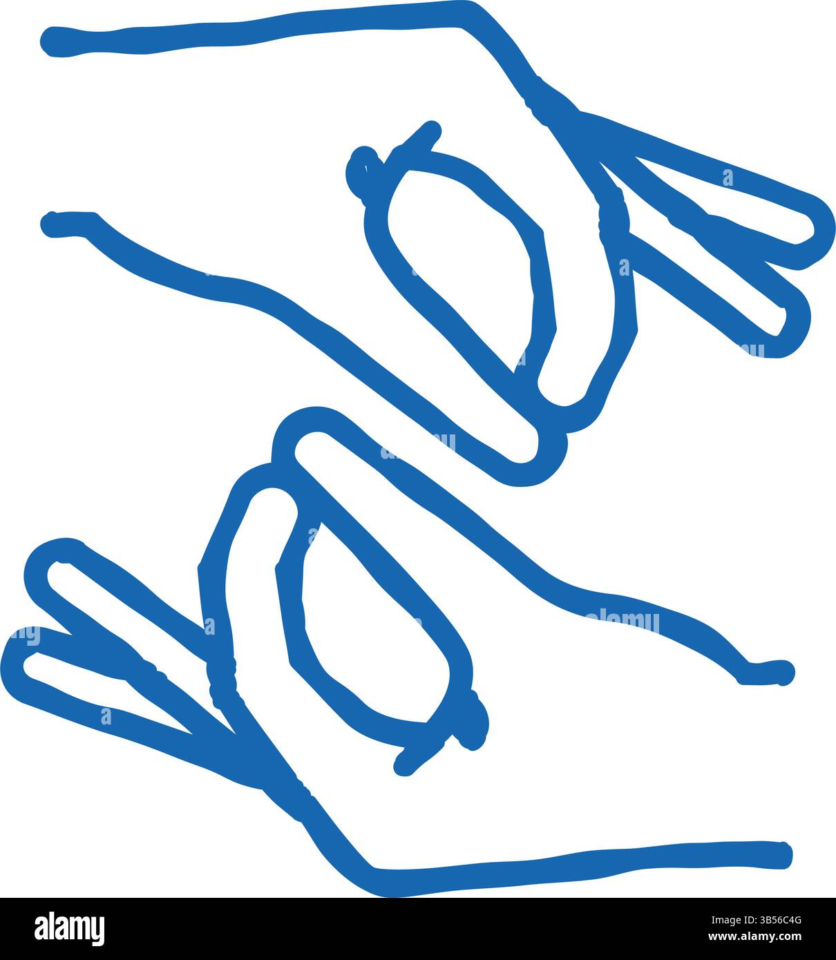 sign language icon doodle illustration Stock Vector Image & Art - Alamy