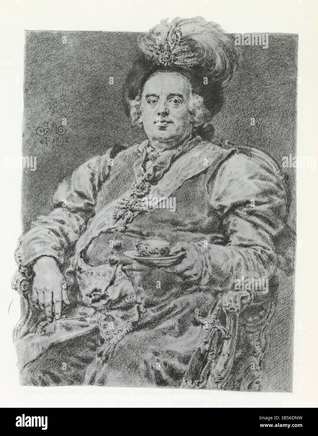 JAN MATEJKO . AUGUST III SAS. KROL POLSKI Stock Photo - Alamy