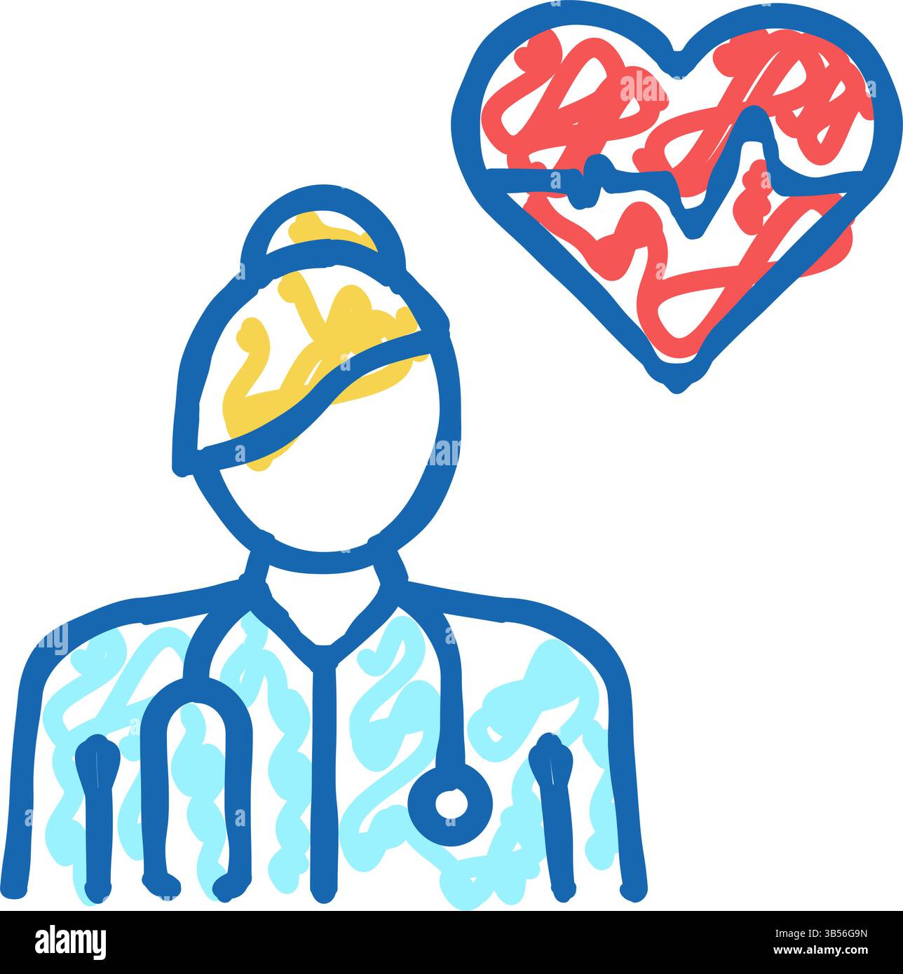 Neurology cardiology psychiatry Cut Out Stock Images & Pictures - Alamy