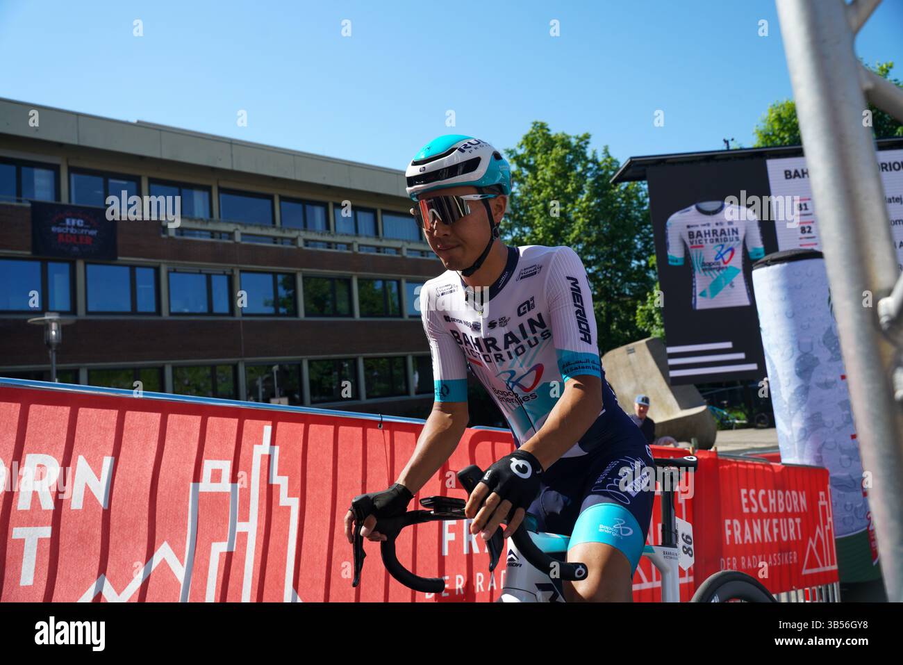 Eschborn, Germany. May 1st 2025. Chih Hao Tu ((TPE) BAHRAIN VICTORIOUS ...