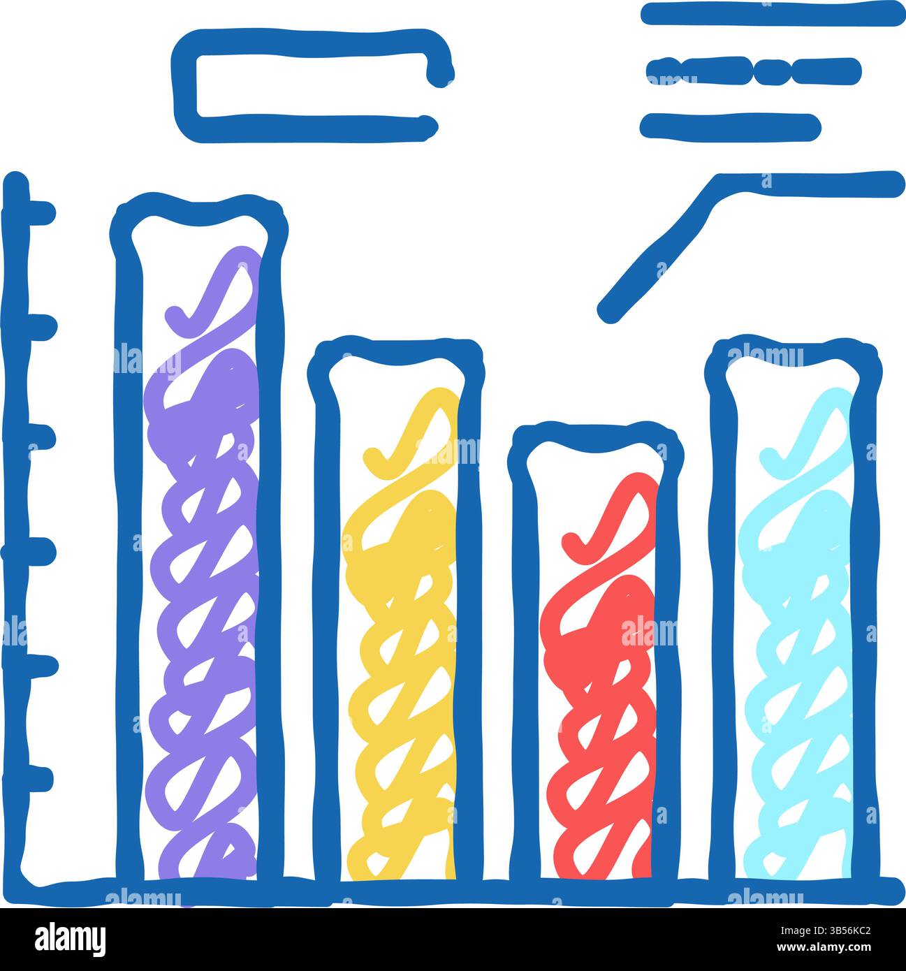 infographic work process icon doodle illustration Stock Vector Image ...