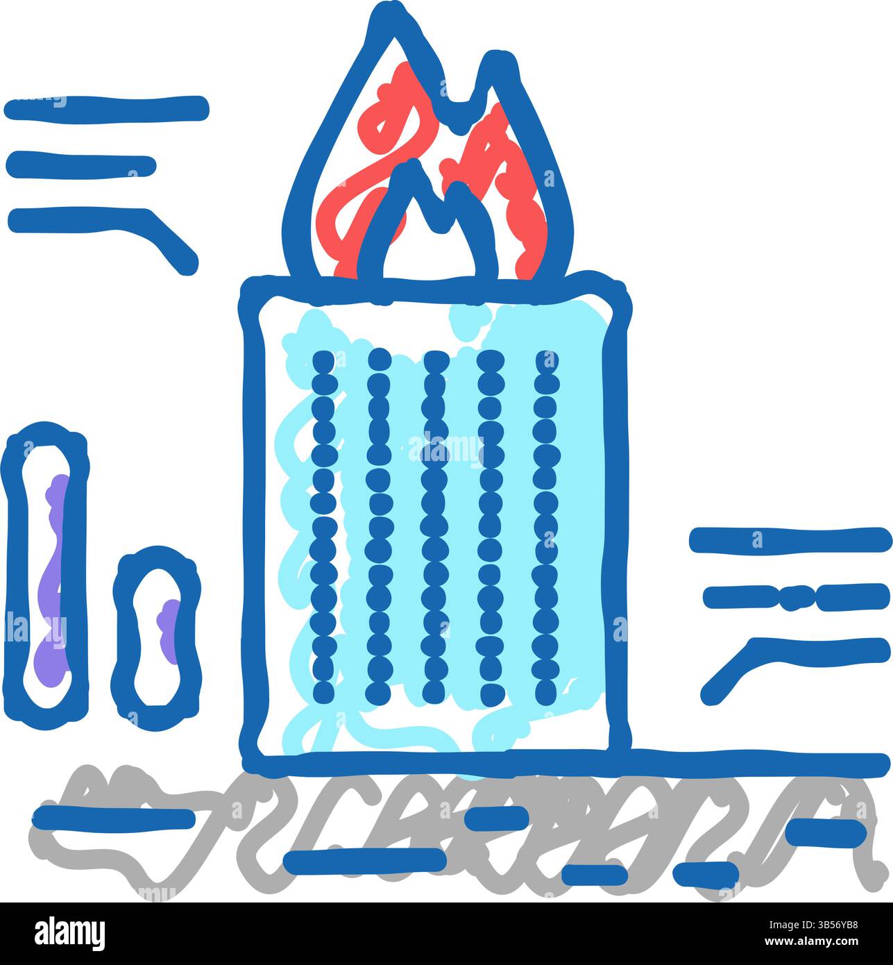 Skyscraper fire Cut Out Stock Images & Pictures - Alamy