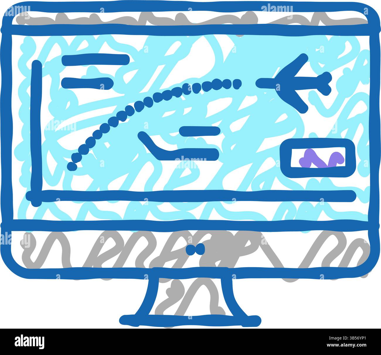 Plane simulator Stock Vector Images - Alamy