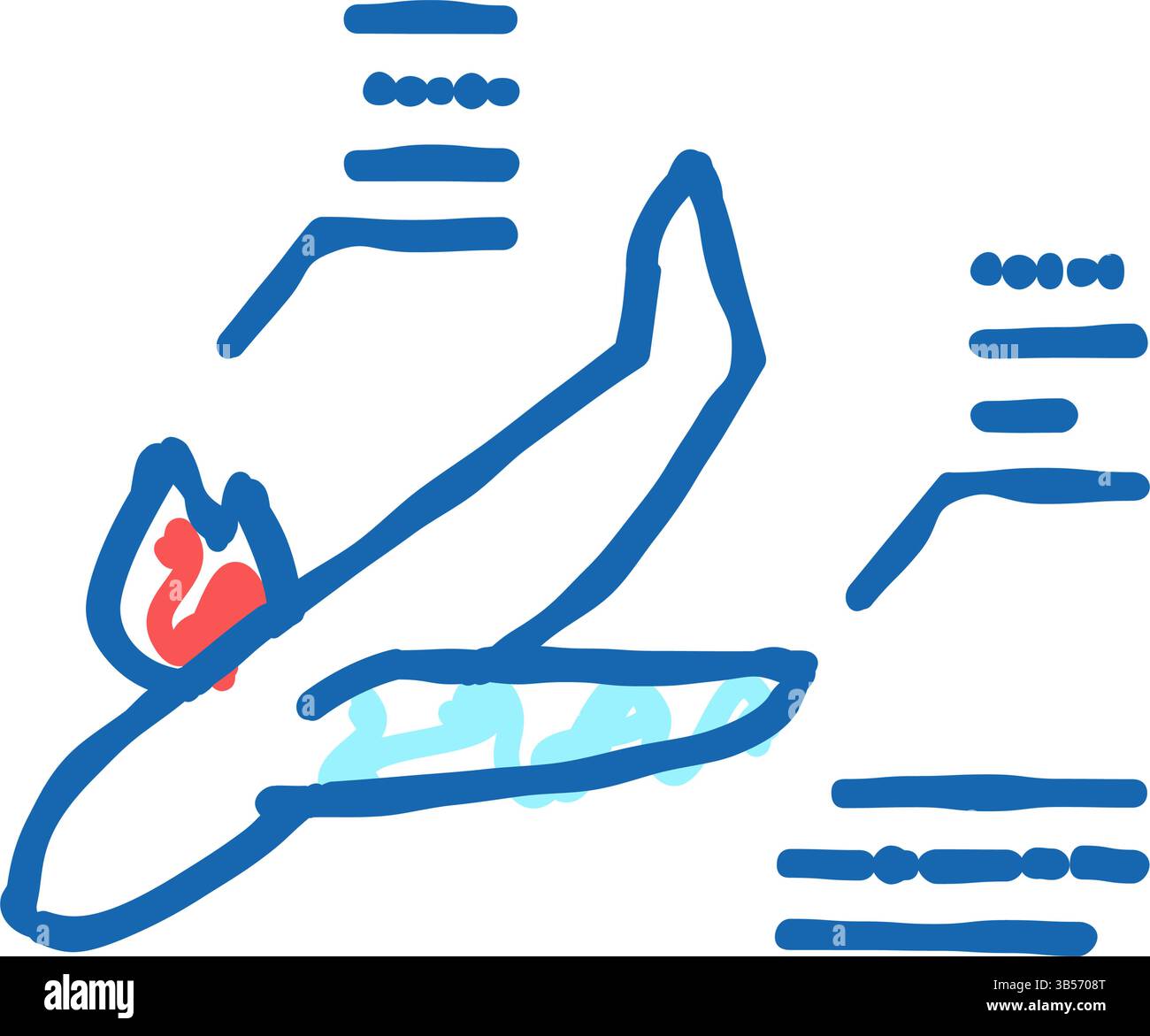 Airplane fire test icon hi-res stock photography and images - Alamy