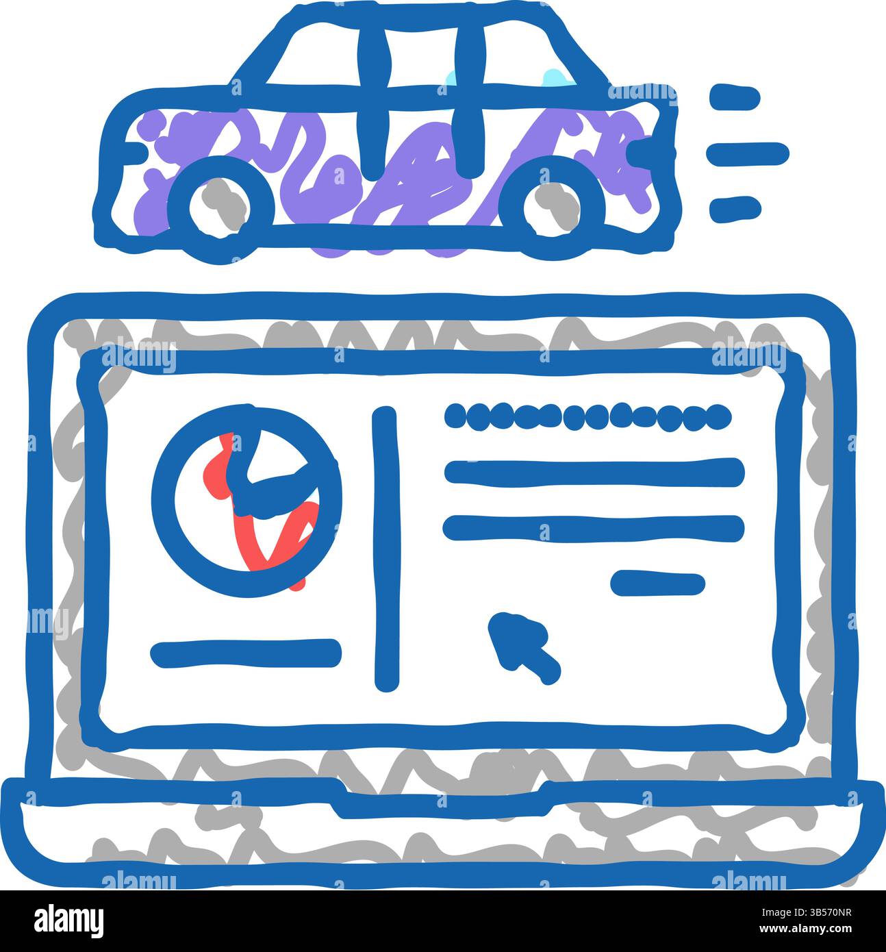 Crash fire program Stock Vector Images - Alamy