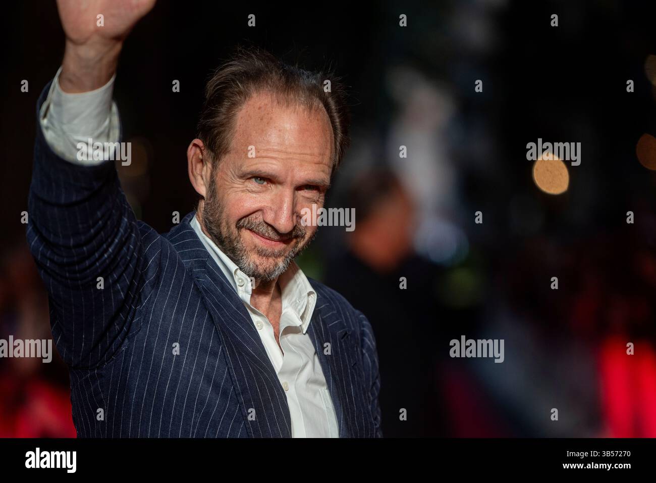 Actor Ralph Fiennes arriving at the photocall for the film 'The Return ...