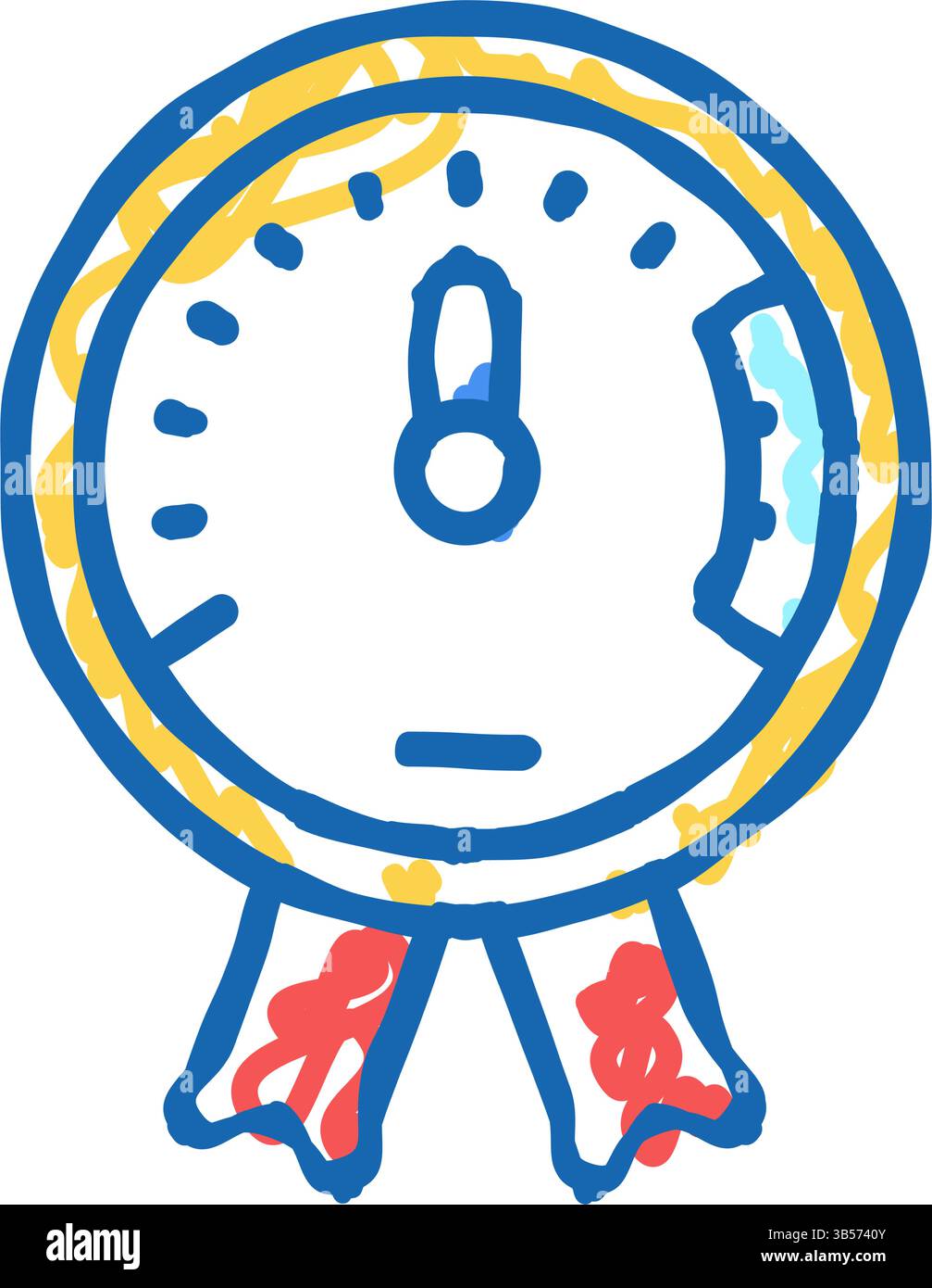 project execution on time icon doodle illustration Stock Vector Image ...
