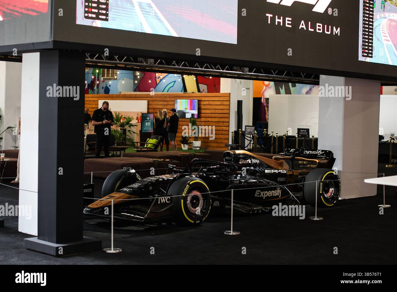 1st May 2025, Miami, USA: APX GP Modified F2 car prepared by Mercedes Applied Science and Carlin ...