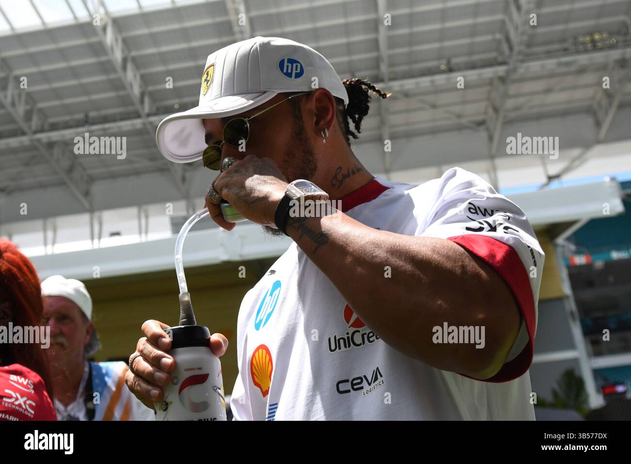 Miami, USA. 01st May, 2025. Lewis Hamilton of Great Britain and driver ...