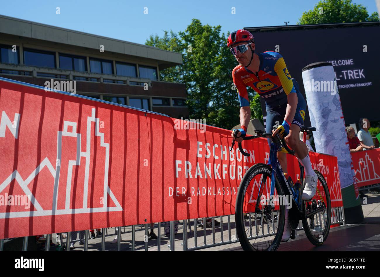 Eschborn, Germany. May 1st 2025. Tim Declercq ((BEL) LIDL-TREK (LTK ...