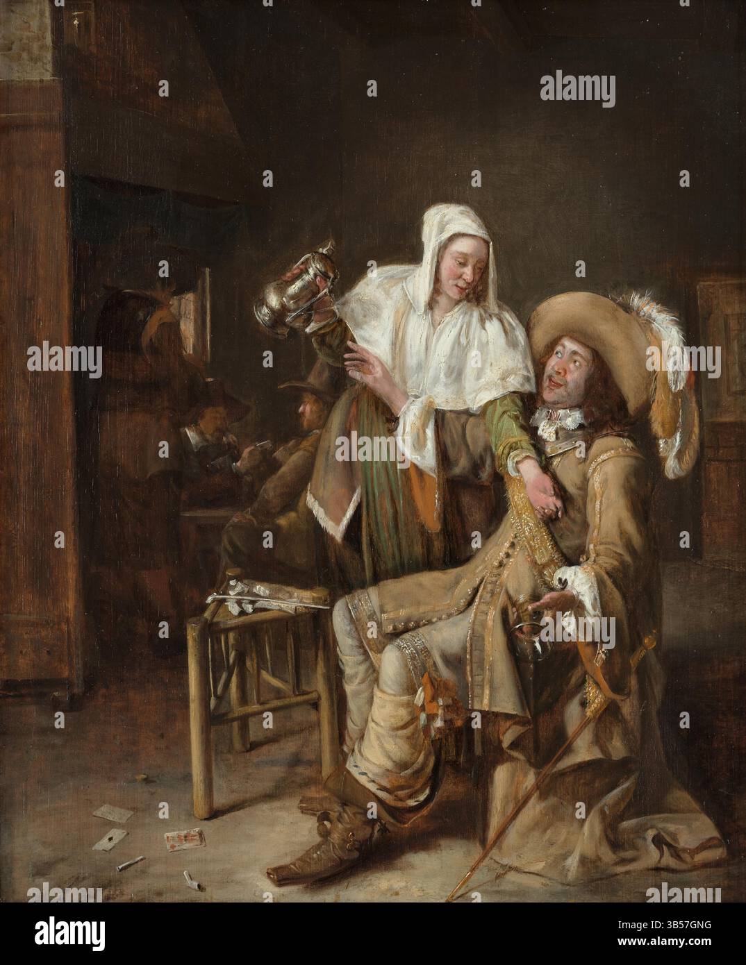 Title: The Empty Glass Artist: Pieter de Hooch Date: 1650–1655 ...