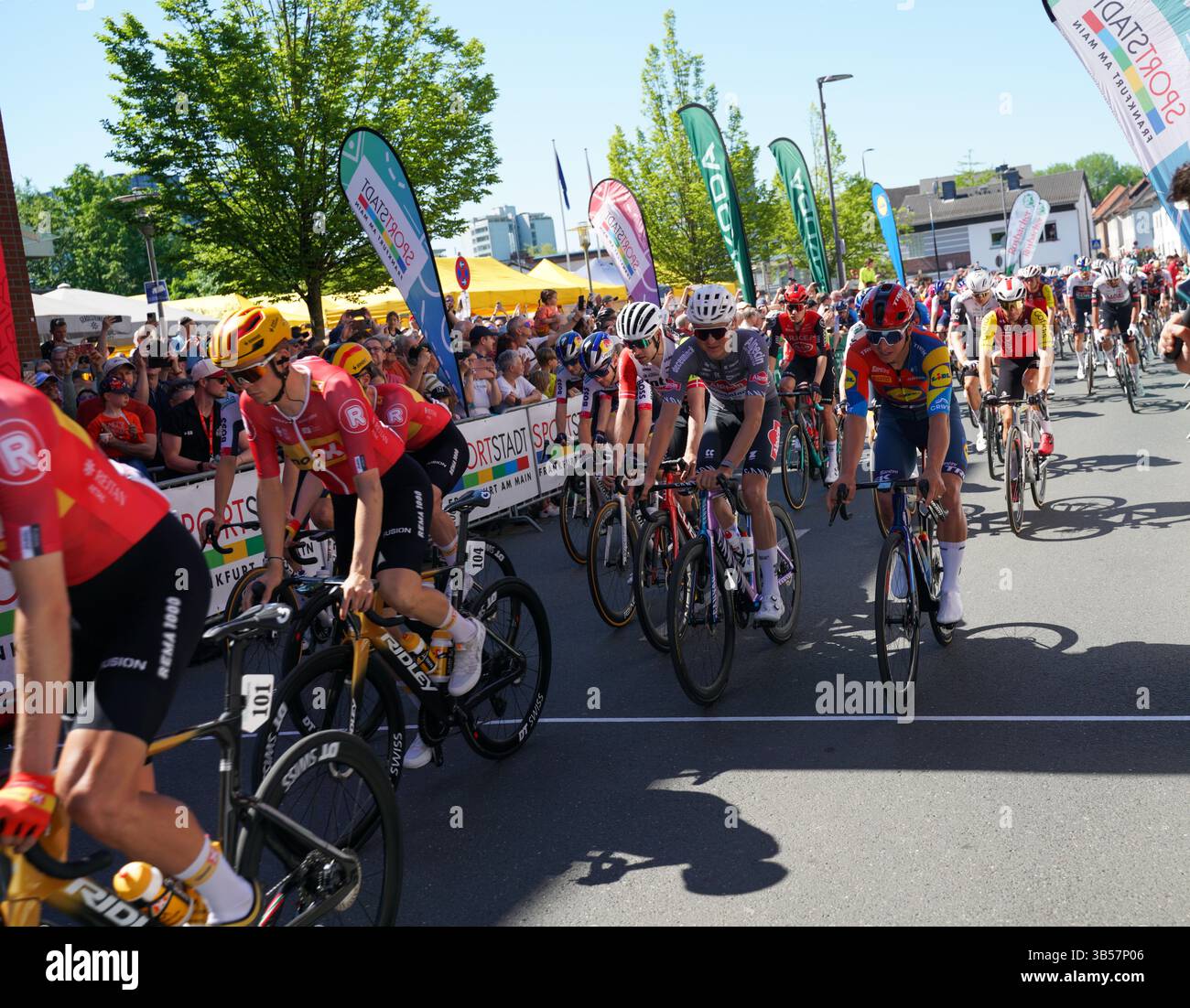 Eschborn, Germany. May 1st 2025. Start at 62nd Eschborn-Frankfurt 2025 ...