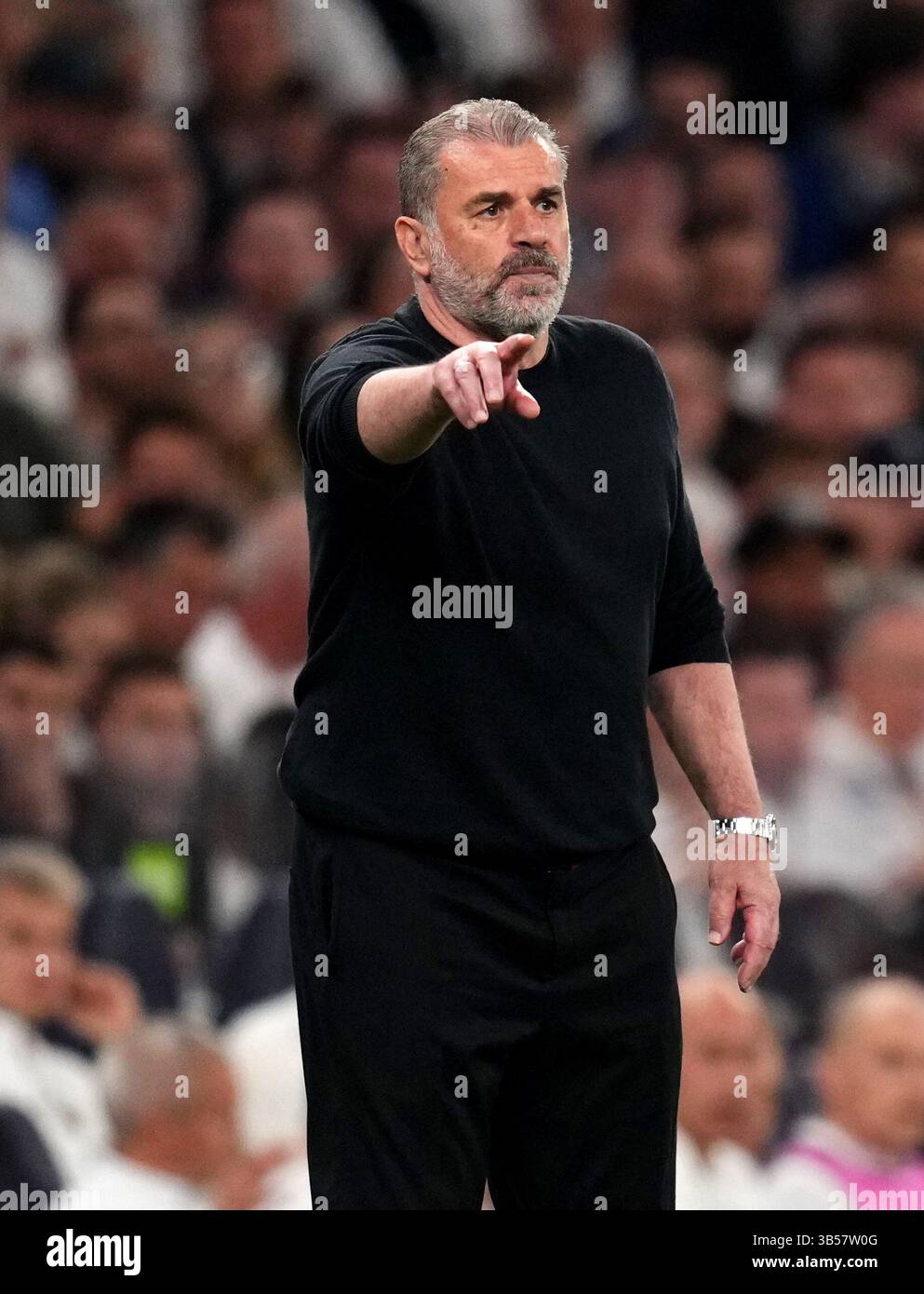Tottenham Hotspur manager Ange Postecoglou during the UEFA Europa ...