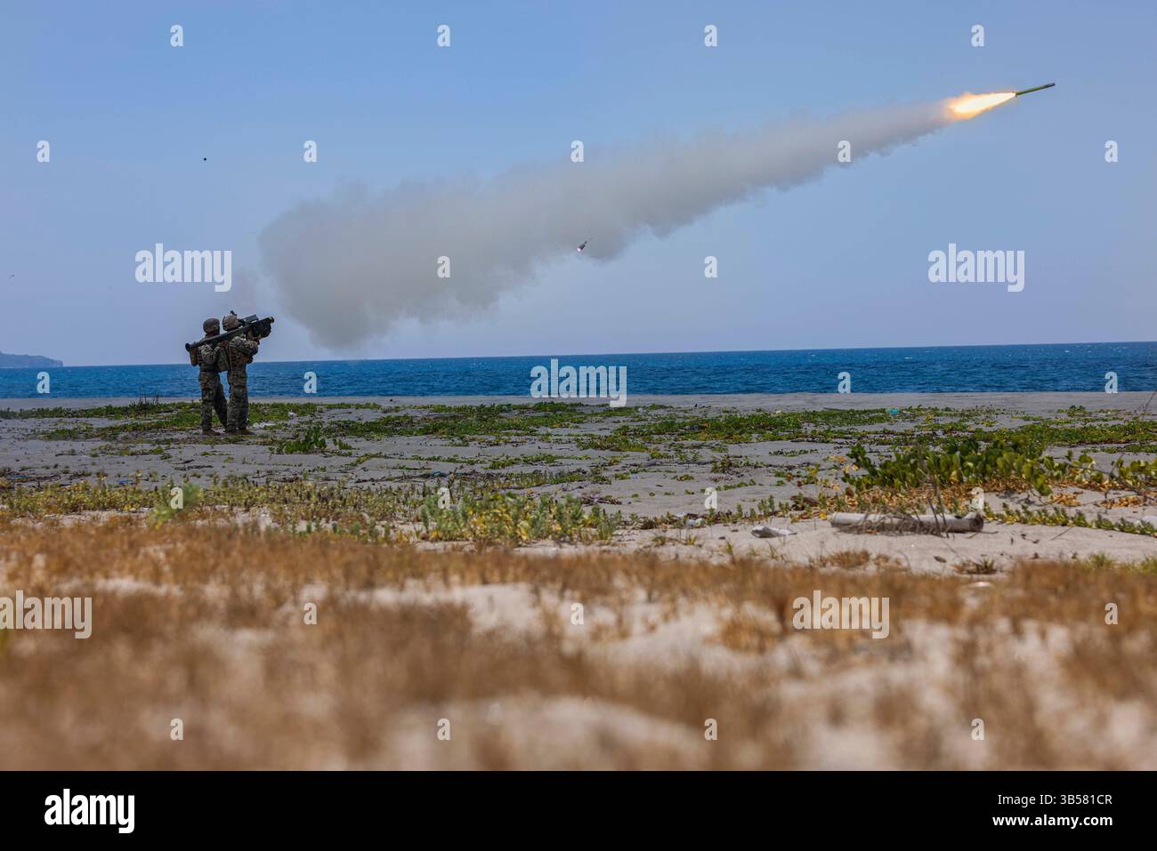 Philippines. 25th Apr, 2025. U.S. Marines with 3d Littoral Anti-Air ...