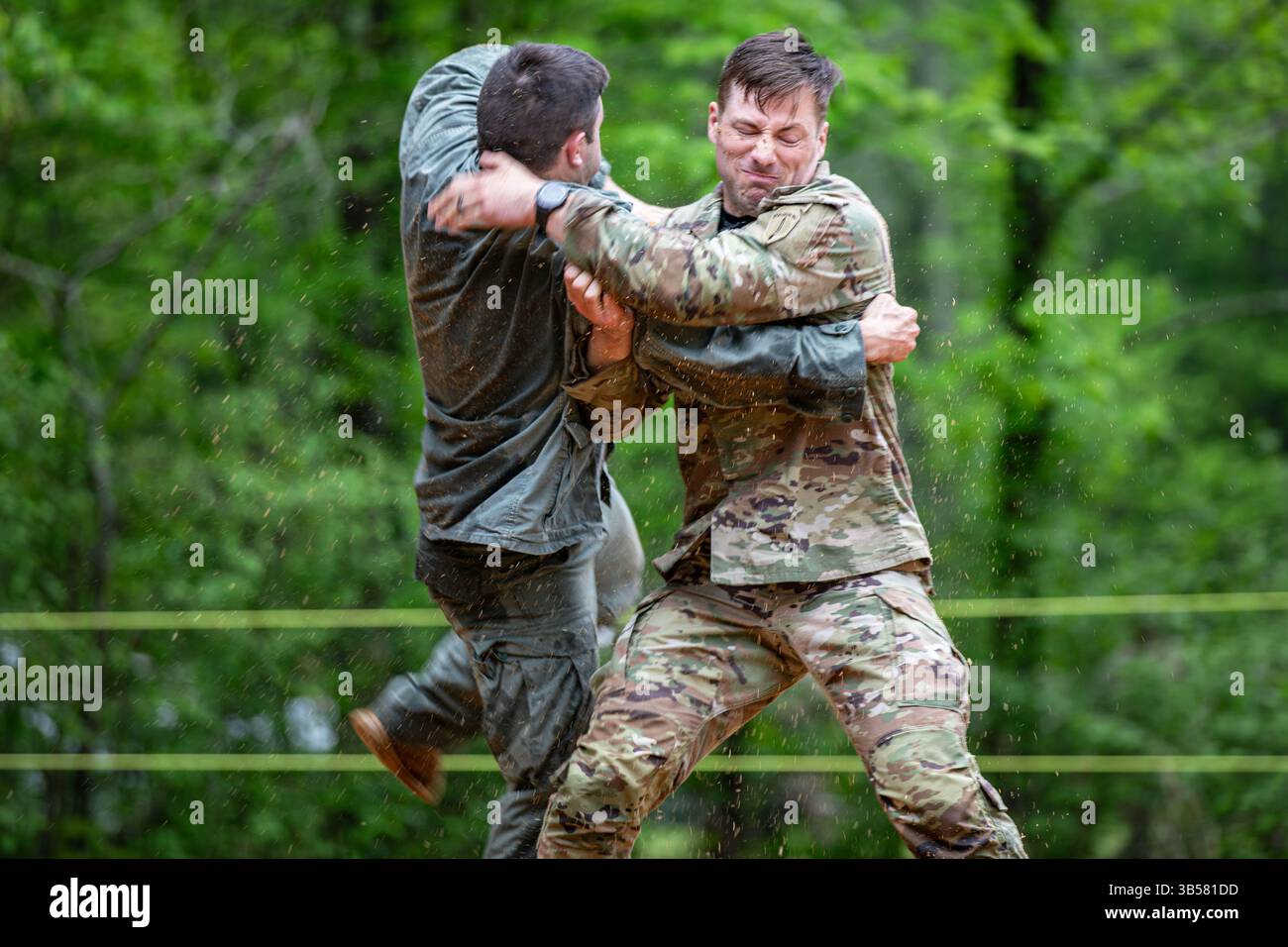 Dahlonega, Georgia, USA. 25th Apr, 2025. U.S. Army Rangers, assigned to ...