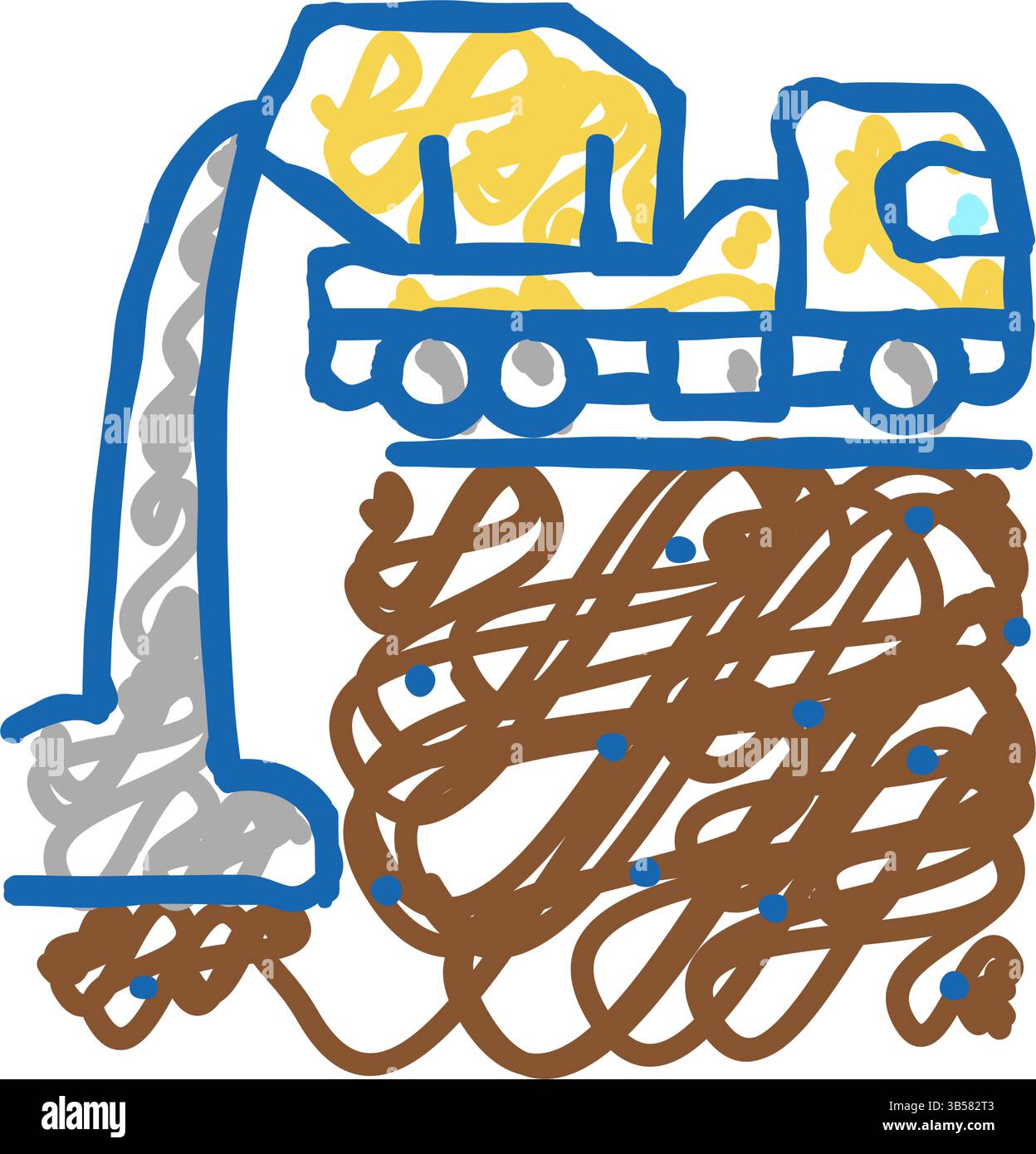 pouring foundation icon doodle illustration Stock Vector Image & Art ...