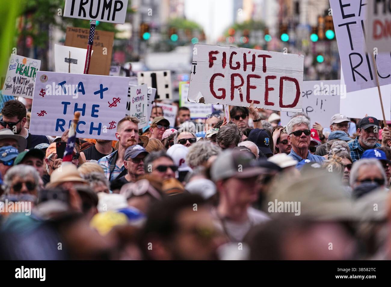 The crowd listens to Sen. Bernie Sanders, I-Vt., as he speaks during a ...