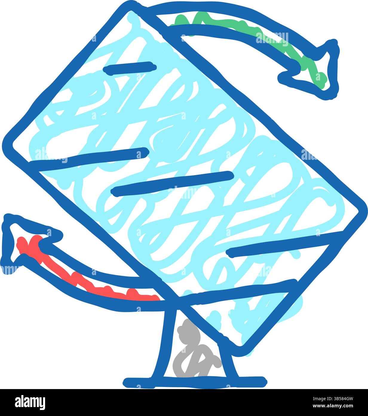 rotating monitor icon doodle illustration Stock Vector Image & Art - Alamy