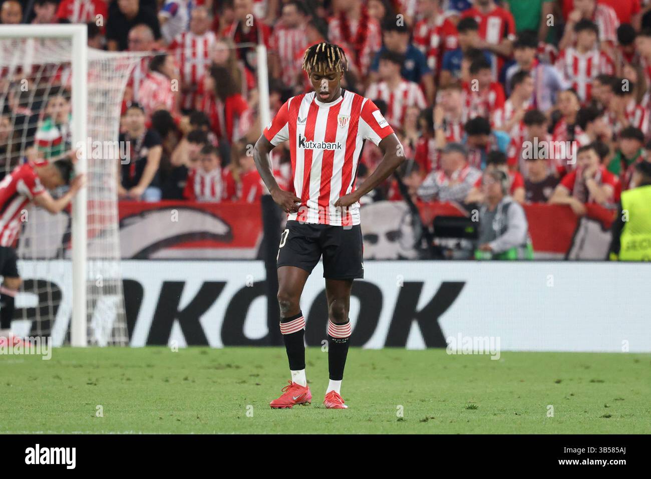 Bilbao, Spain. 01st May, 2024. Nico Williams of Athletic Club during ...