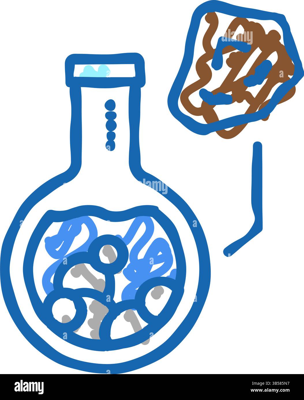 stone analysis icon doodle illustration Stock Vector Image & Art - Alamy