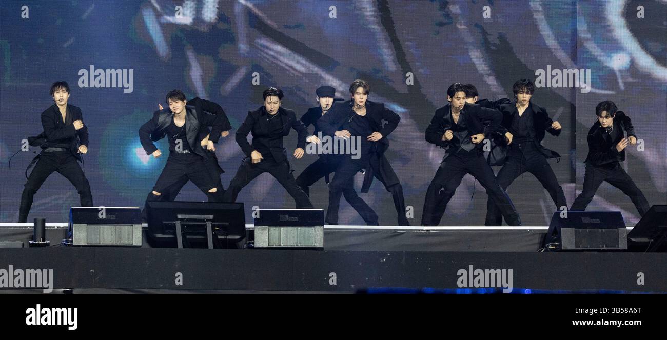 Seoul, South Korea. 30th Apr, 2025. Kevin, Sangyeon, Sunwoo, Hyunjae ...