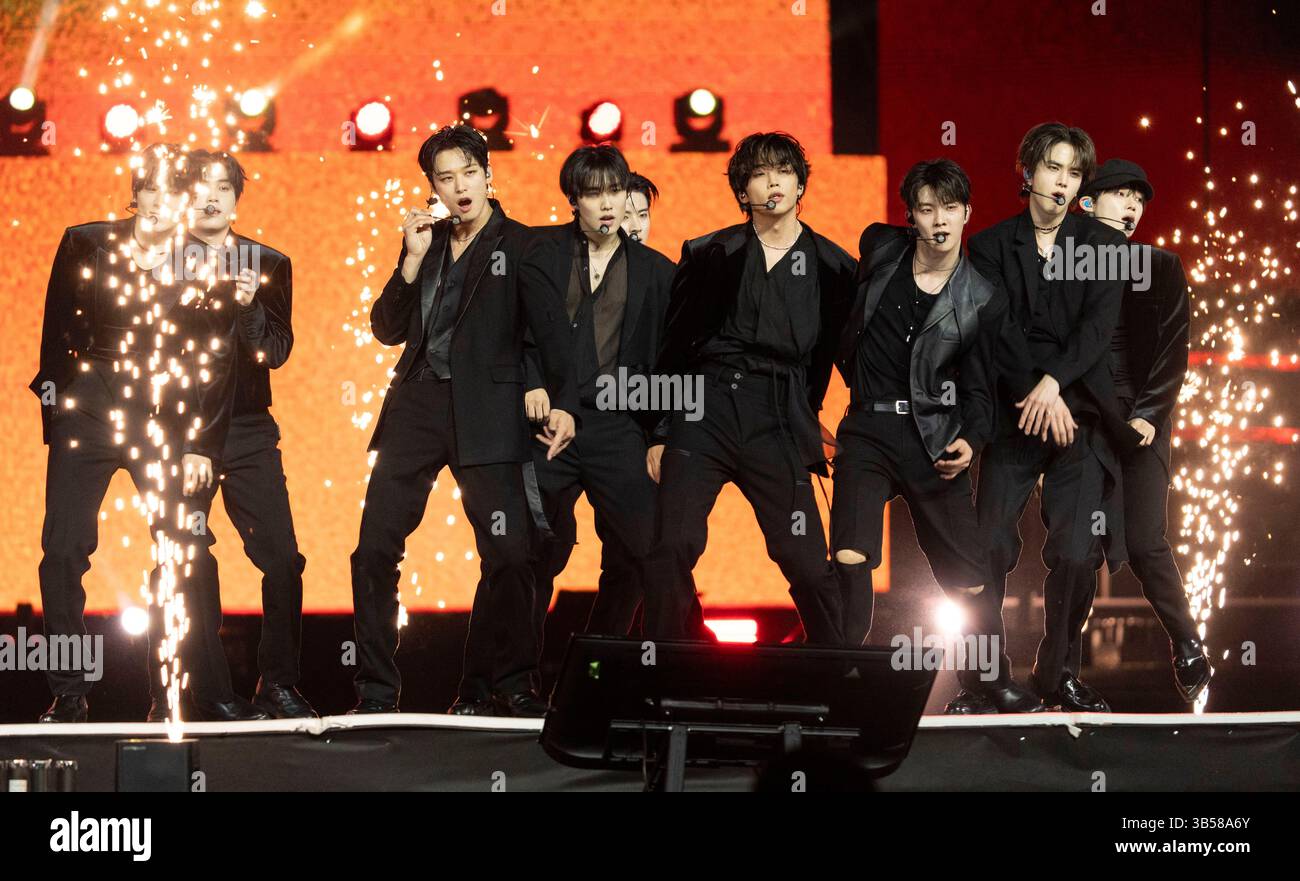 Seoul, South Korea. 30th Apr, 2025. Kevin, Sangyeon, Sunwoo, Hyunjae ...