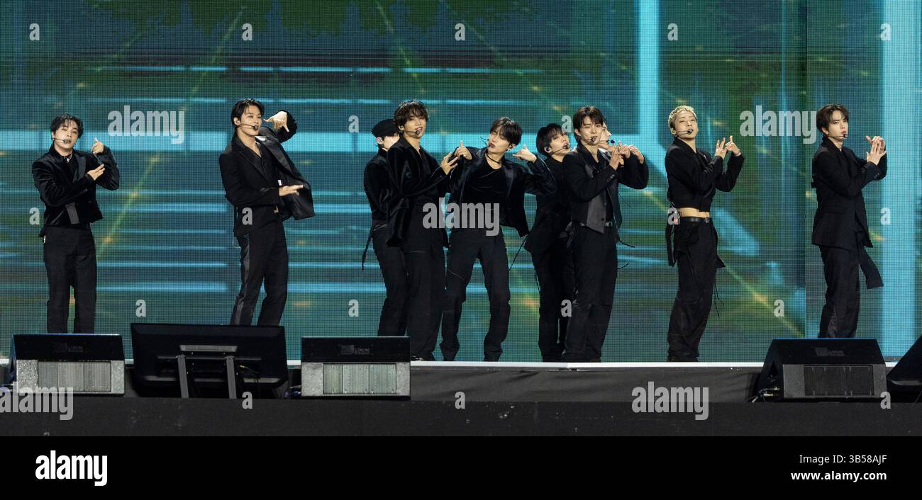 Seoul, South Korea. 30th Apr, 2025. Kevin, Sangyeon, Sunwoo, Hyunjae ...