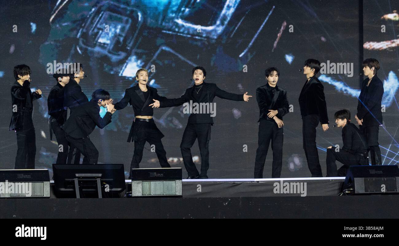 Seoul, South Korea. 30th Apr, 2025. Kevin, Sangyeon, Sunwoo, Hyunjae ...