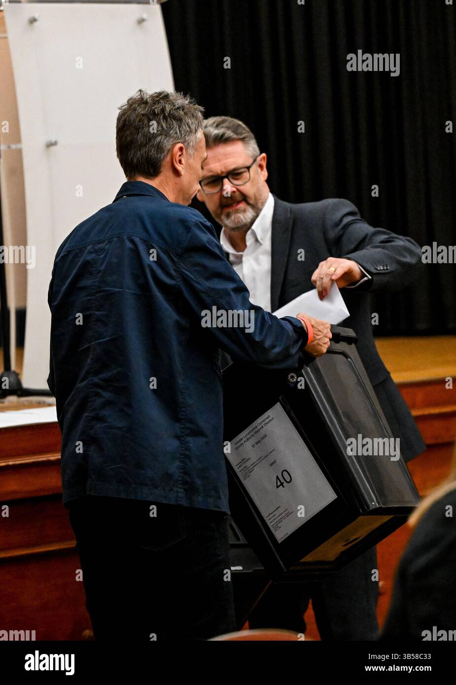 The first ballet boxes arrive, during the Greater Lincolnshire Combined ...