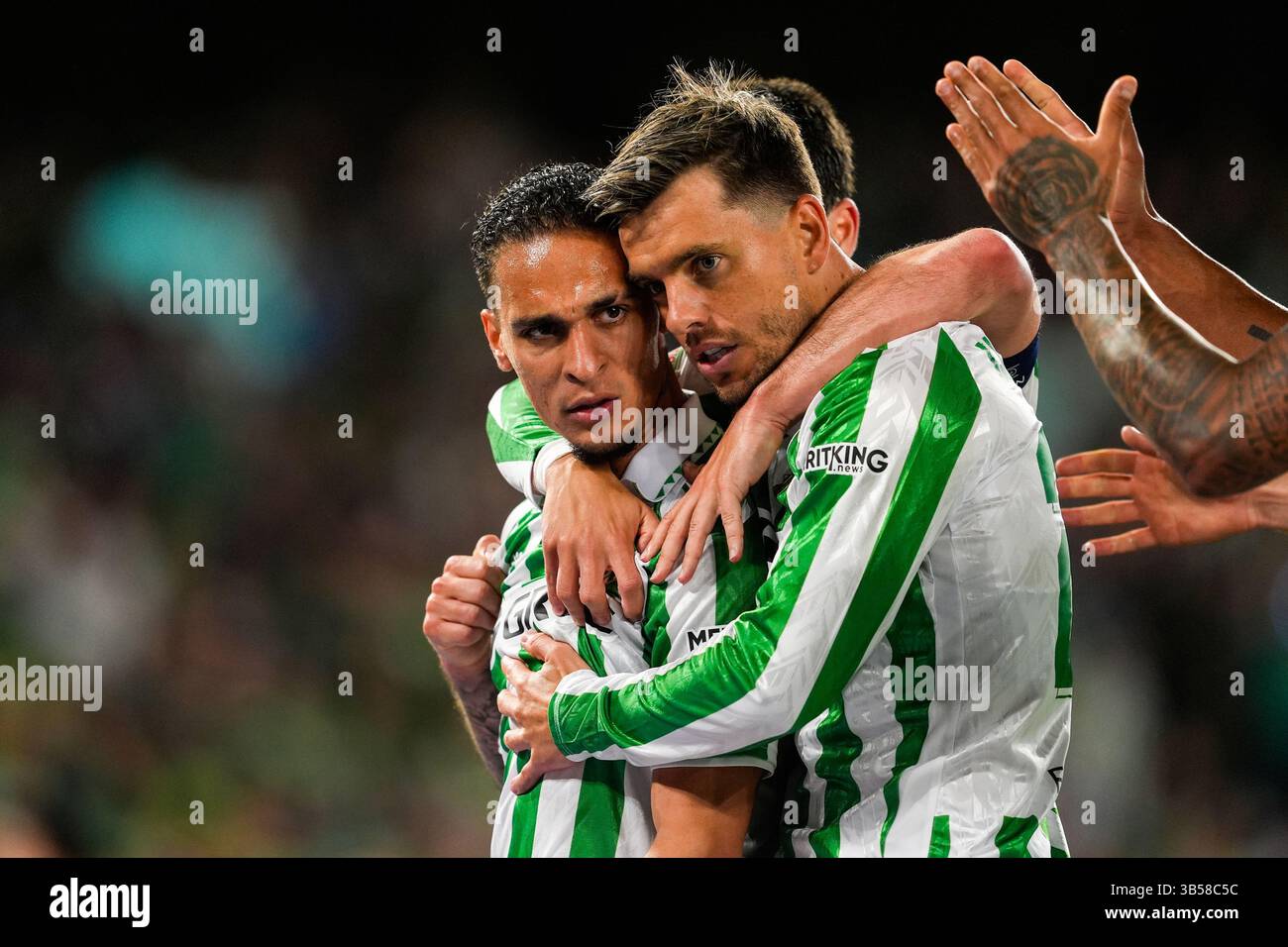 Antony Matheus dos Santos of Real Betis celebrates a goal during the ...