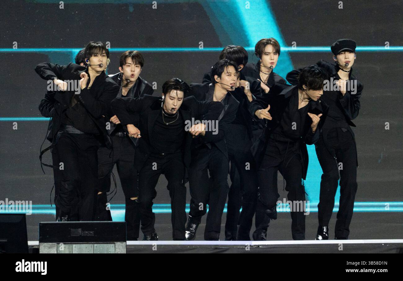 Seoul, South Korea. 30th Apr, 2025. Kevin, Sangyeon, Sunwoo, Hyunjae ...