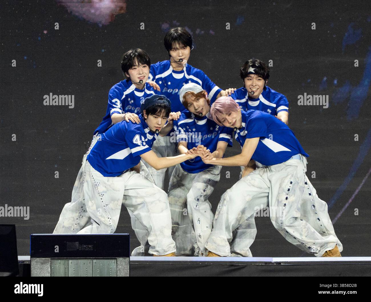 Seoul, South Korea. 30th Apr, 2025. Japanese members Sion, Riku, Yushi ...