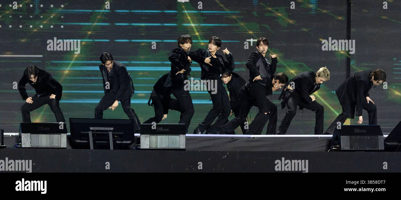 Seoul, South Korea. 30th Apr, 2025. Kevin, Sangyeon, Sunwoo, Hyunjae ...