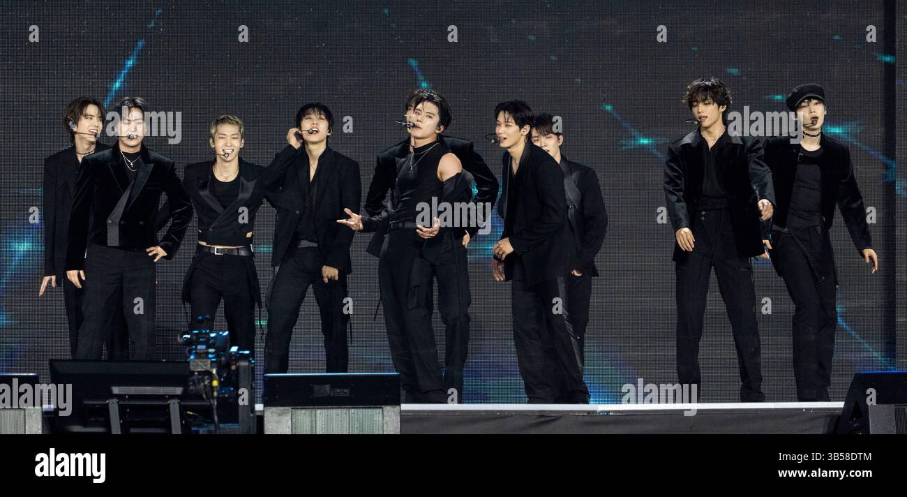 Seoul, South Korea. 30th Apr, 2025. Kevin, Sangyeon, Sunwoo, Hyunjae ...