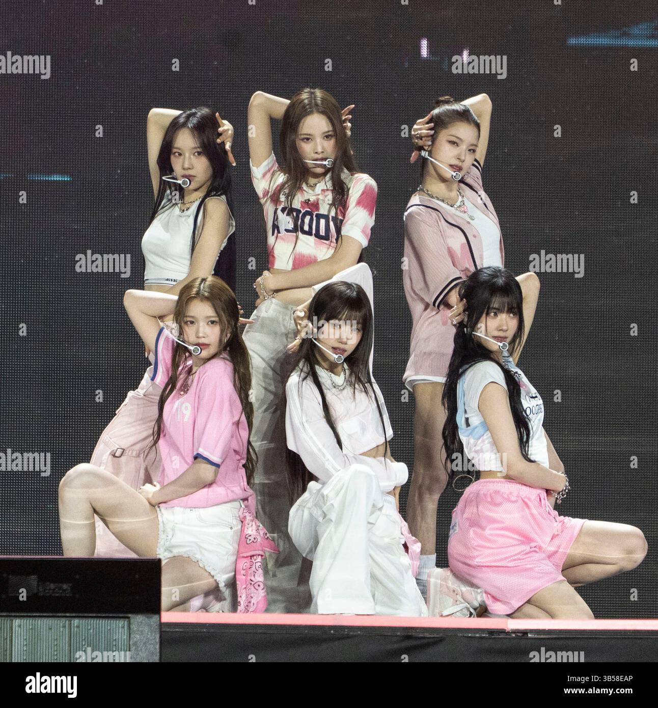 Seoul, South Korea. 30th Apr, 2025. Mai, Yoon Jiyoon, Bang Jeemin, Koko ...