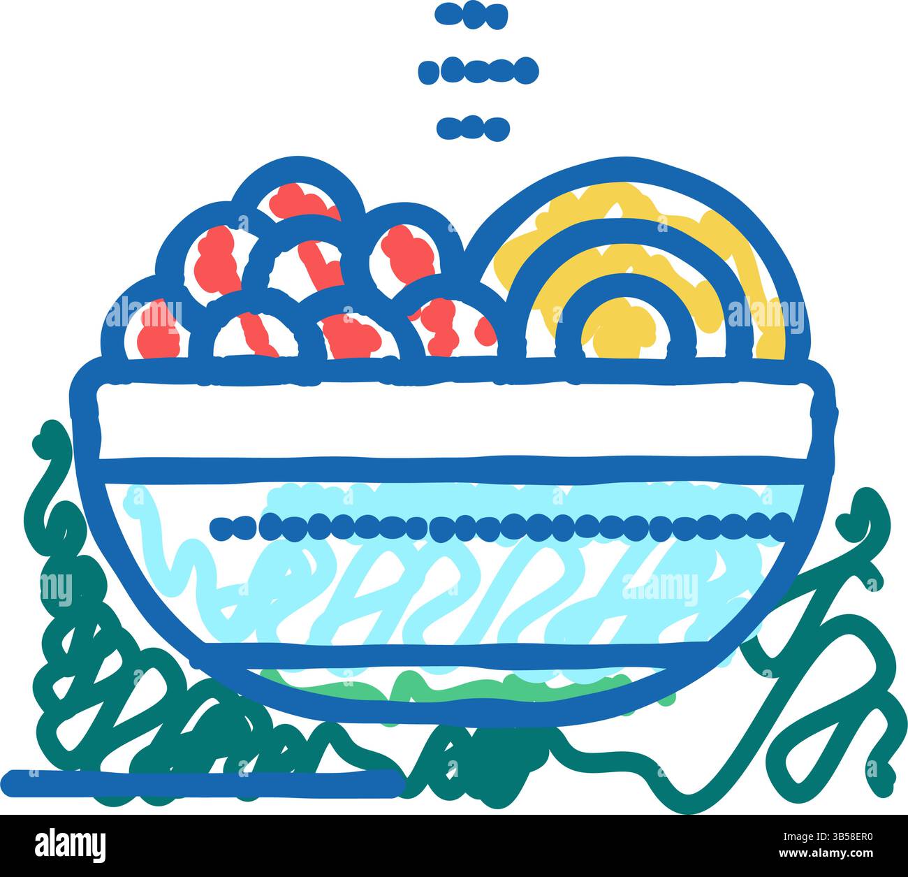 meal dish icon doodle illustration Stock Vector Image & Art - Alamy