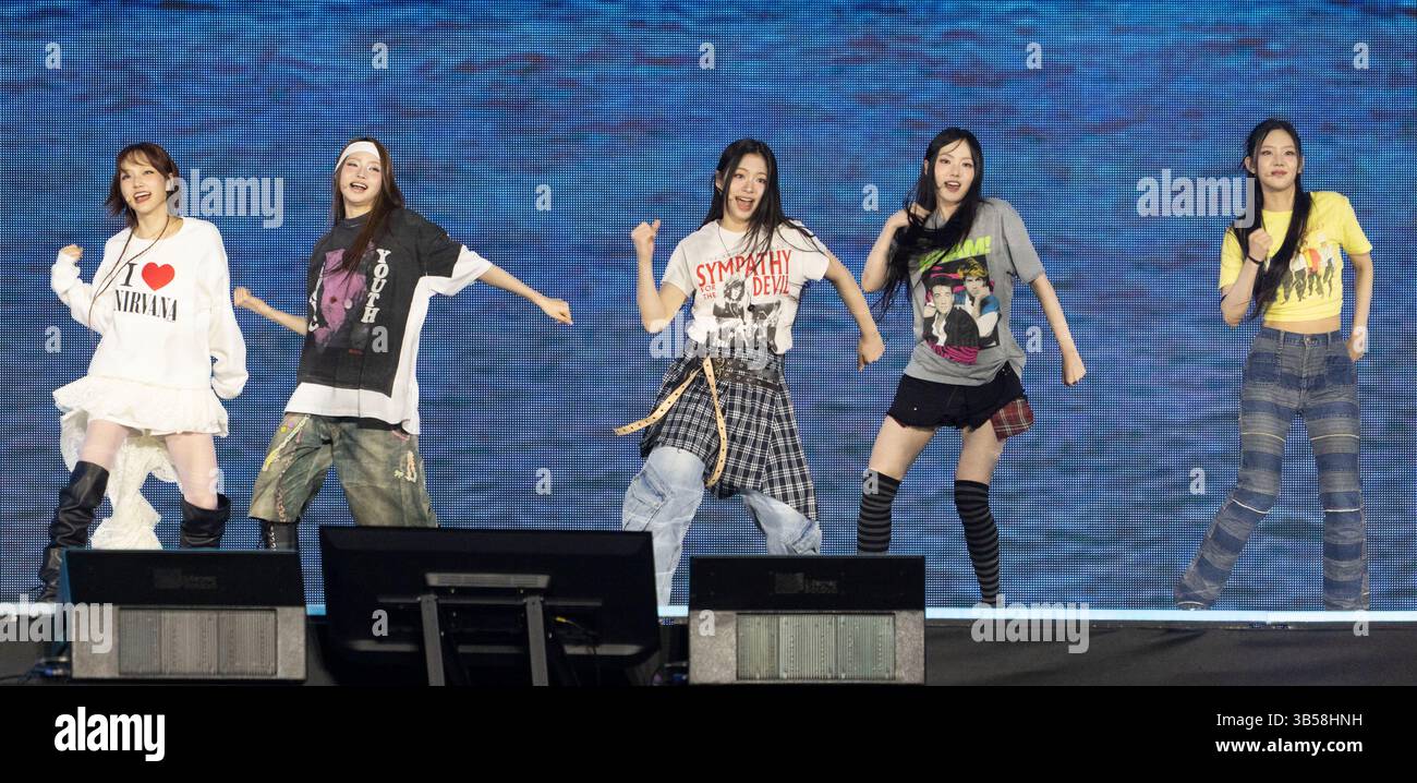 Seoul, South Korea. 30th Apr, 2025. Jiyu, Haum, Leesol Sui and Kya, K ...