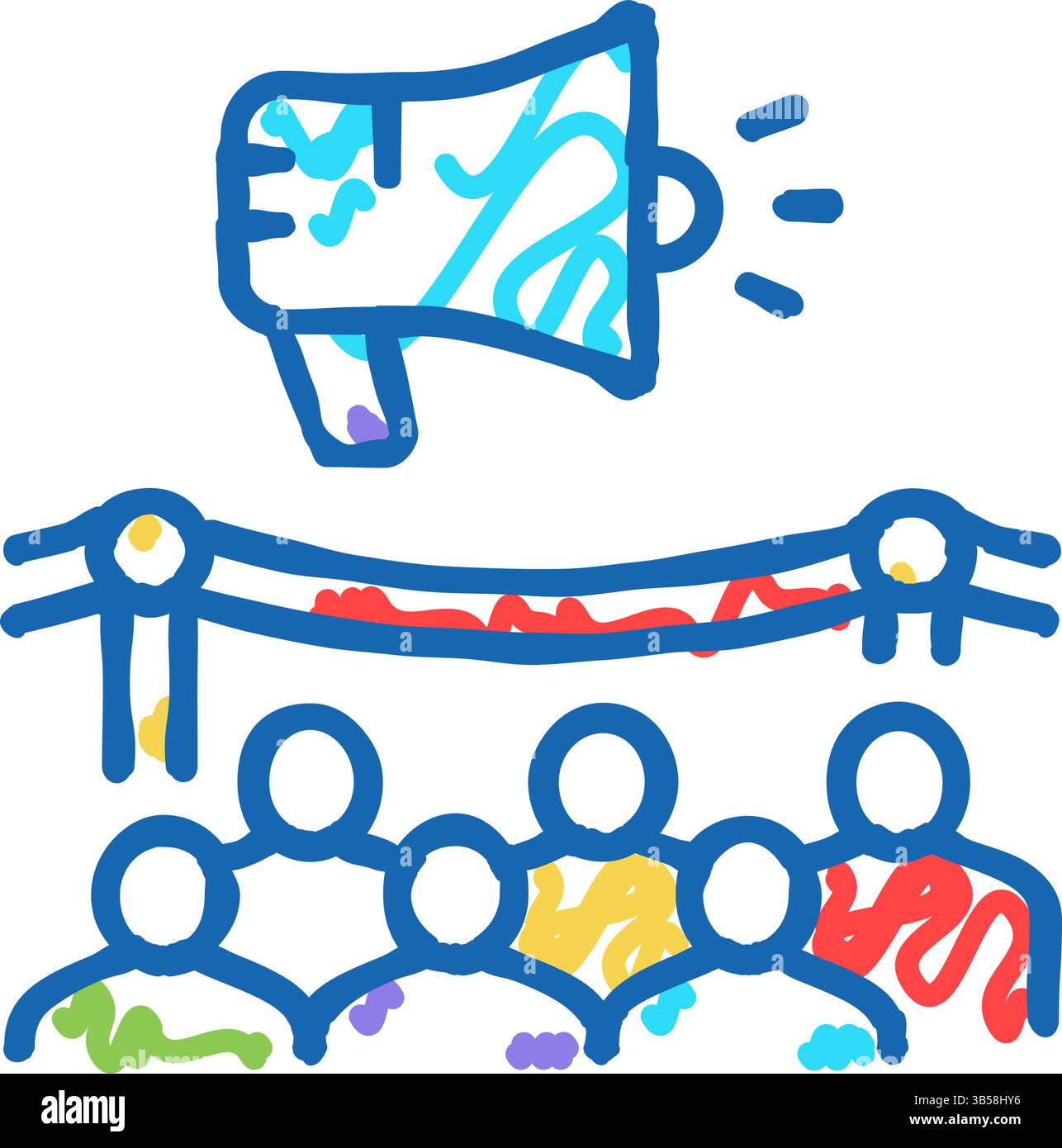 handshake greeting icon doodle illustration Stock Vector Image & Art ...