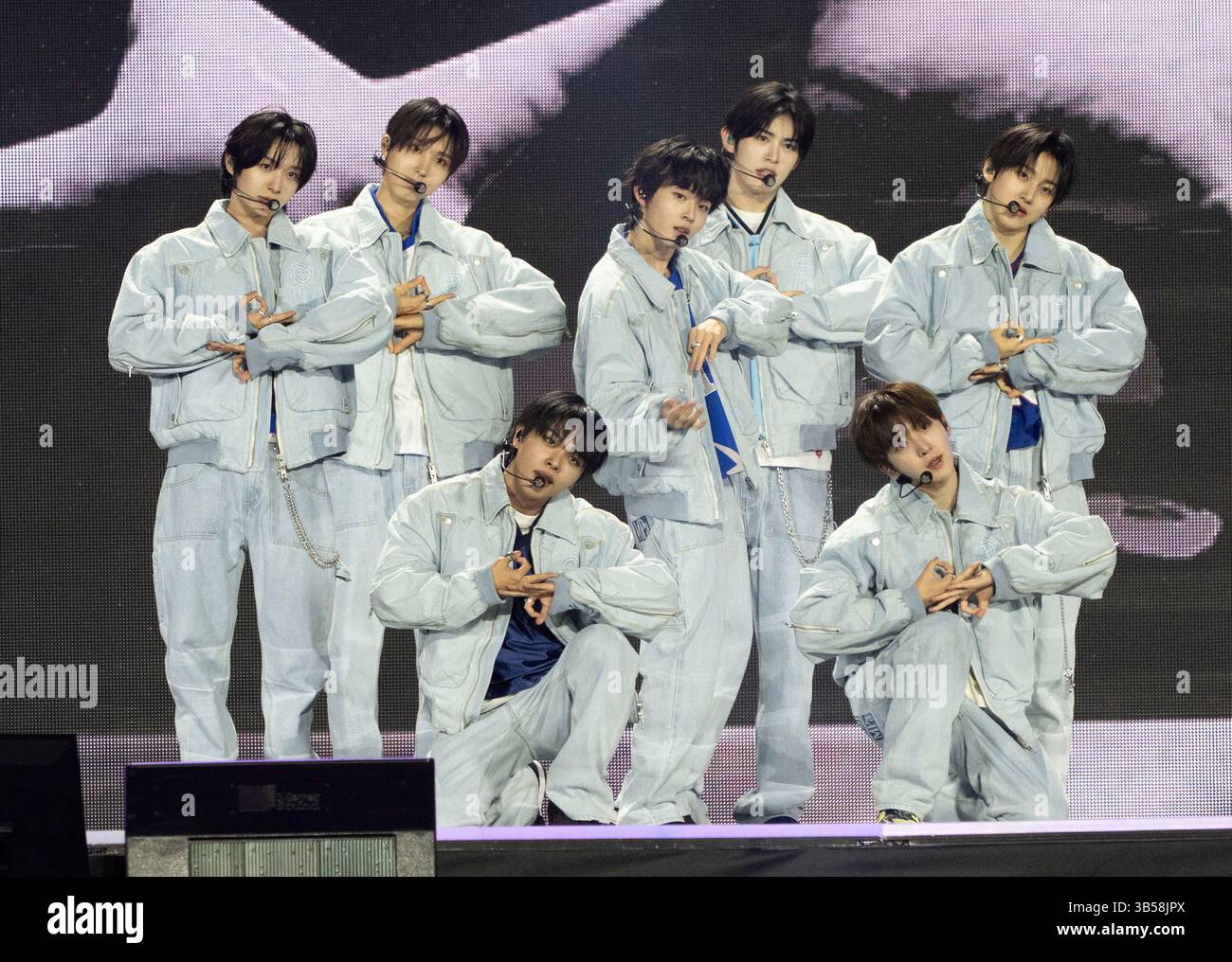 Seoul, South Korea. 30th Apr, 2025. Keiju, Minjae, Donghwa, Amaru ...