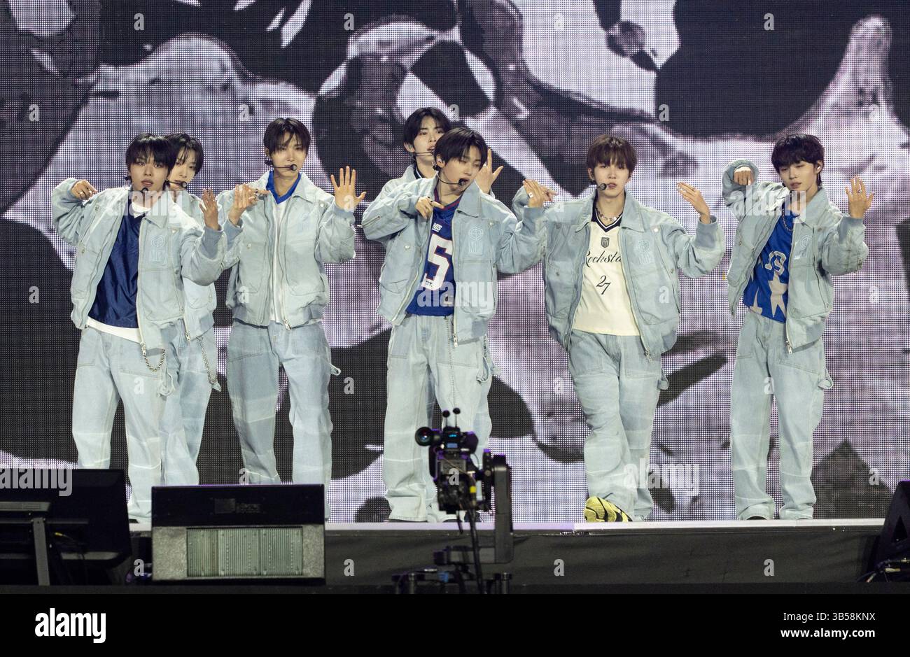 Seoul, South Korea. 30th Apr, 2025. Keiju, Minjae, Donghwa, Amaru ...