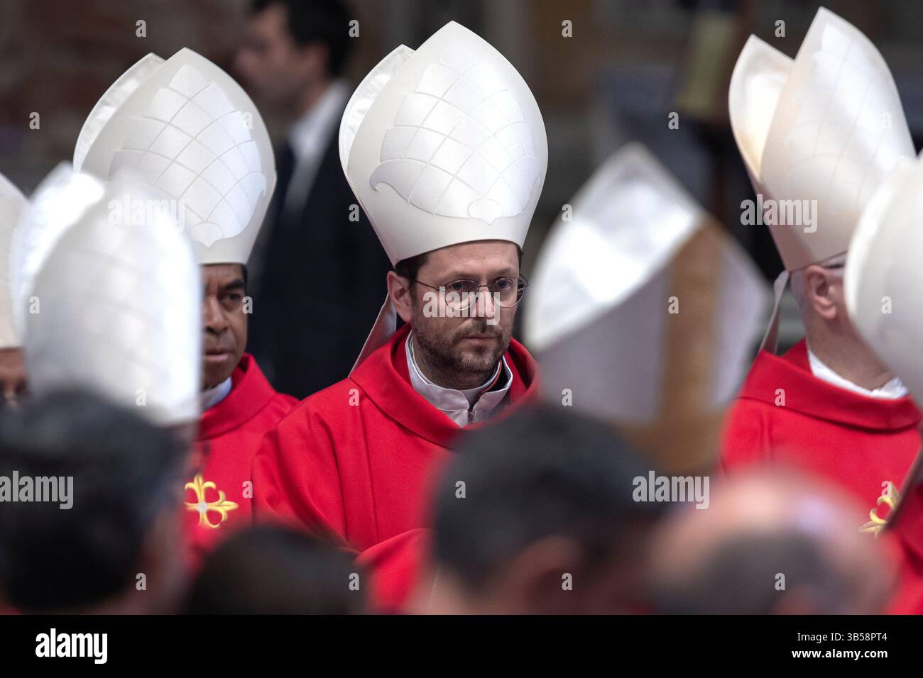 Vatican City, Vatican, 01 May 2025. Cardinal Giorgio Marengo arrives ...