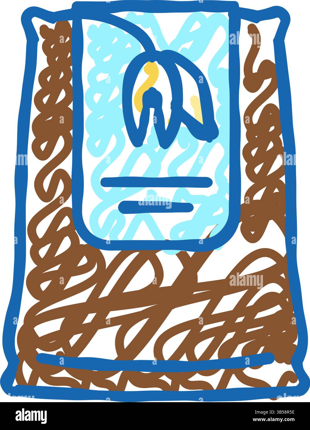 oat bag icon doodle illustration Stock Vector Image & Art - Alamy