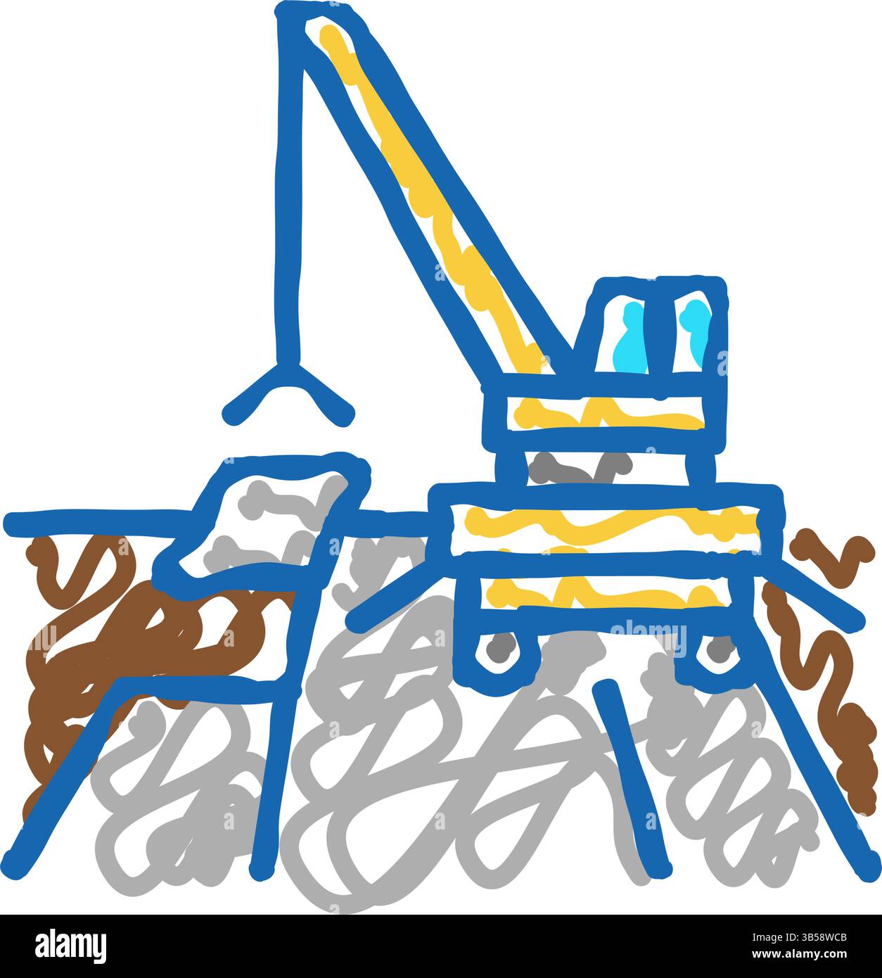 Embankment construction color icon hi-res stock photography and images ...