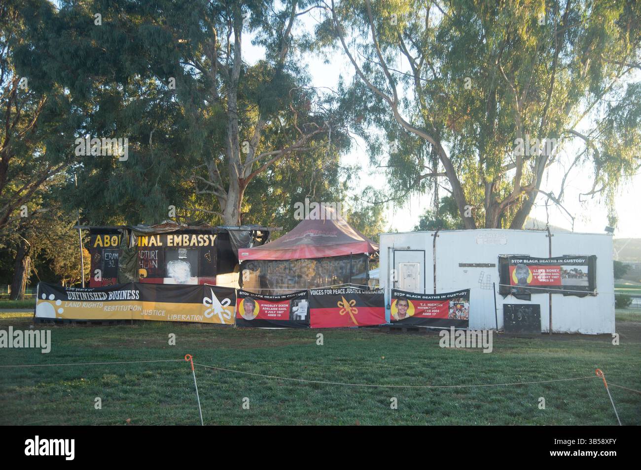 Canberra, Australia. 2, May, 2025. Aboriginal Embassy in front of the ...